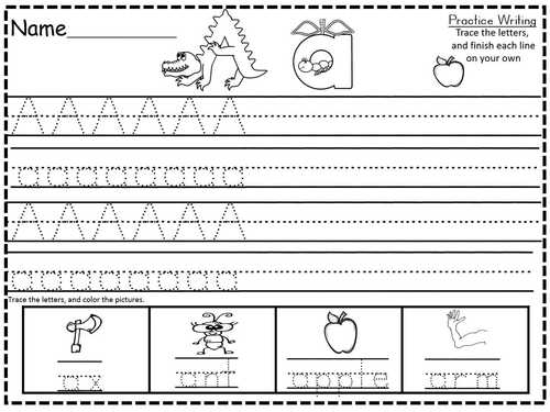 Writing Letters and Learning Sounds by KinderMomma Learning | TPT