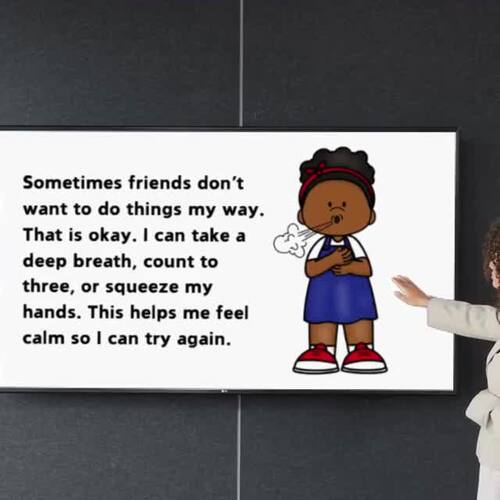 Boom Bossy Vs Leader Social Story & Reflection & Sorting Card Autism ...