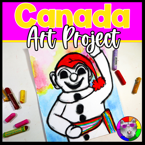 Canadian Art Bonhomme de Neige Art Lesson Winter Carnival Carnaval ...