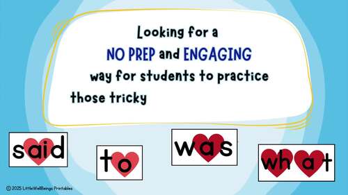 I SPY Irregular Heart Words | UFLI Foundations Aligned | Sight Word ...