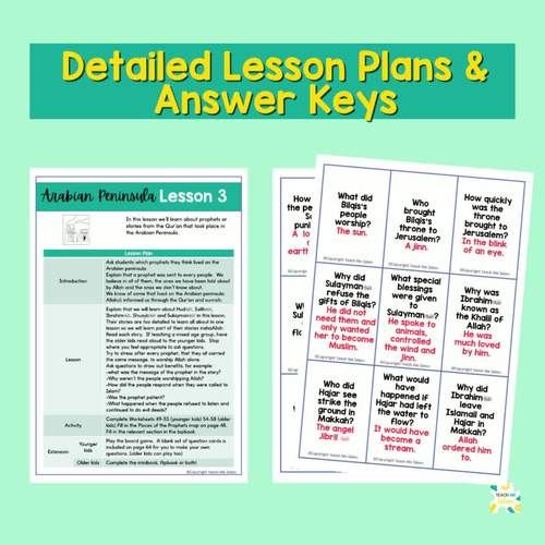 Arabian Peninsula Unit Study Lesson 3 - Places of the Prophets | TPT