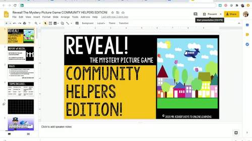 COMMUNITY HELPERS EDITION of Reveal! The Mystery Picture Game | TPT