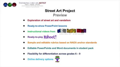 Street Art - art or vandalism? - MS by Thinking Like an Artist | TpT