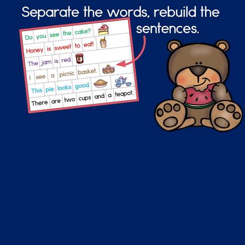 Teddy Bear Picnic Theme Day Reading & Math Graphing Patterns Counting ...