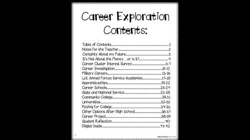 Career Exploration - Real World Life Skills by Apples and Bananas Education