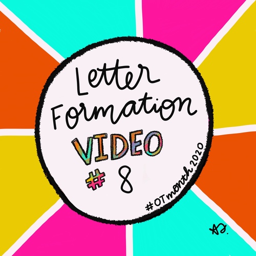 Letter Formation Video #8 — X Y Z by The ColorfullyEnthused OT | TPT