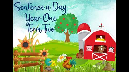 Sentence Writing Grade 1 Weeks 11 to 20 by On Butterfly Wings | TPT