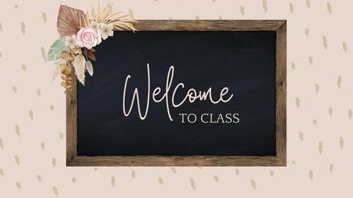 Boho Editable Daily Classroom Slides by Magical Middle School Creations