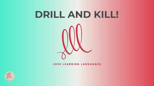 French Verb Conjugation Drill – 30 Irregular Verbs in the Present ...