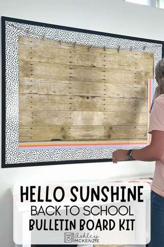 Hello Sunshine Back To School Bulletin Board Kit by Ashley McKenzie