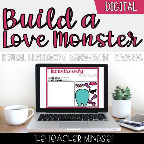 Build a Love Monster | Valentine's Day Theme | Digital Classroom Rewards