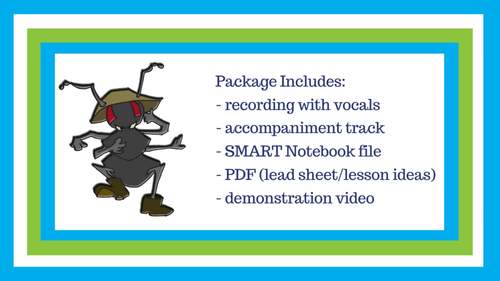 Animal and Insect Song & Activity | Letter A | mp3s, PDF, SMART, Video