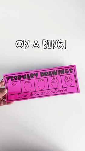 Valentine's Day Directed Drawing Books & More! | English & Spanish