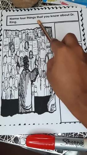 Martin Luther King Jr Writing Prompts | Black History Month | MLK