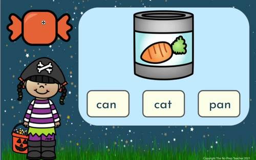 Halloween Activities Phonics by The No Prep Teacher | TPT