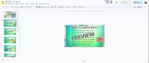 Earth Day Google Slides with Worksheet | Digital & PDF | by Cassandra ...