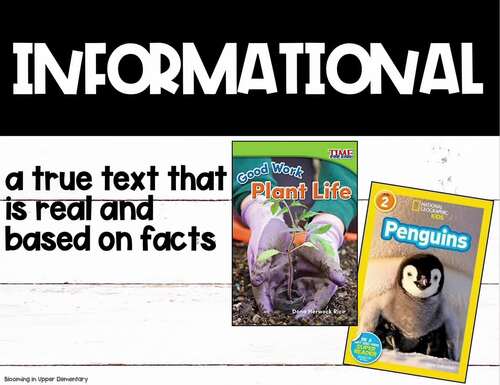 Genre Posters: White Shiplap & Color Shiplap | Reading, Writing, & ELA