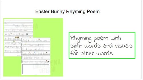 Preschool Kindergarten First Grade Second Grade Sight Words Poetry Bundle