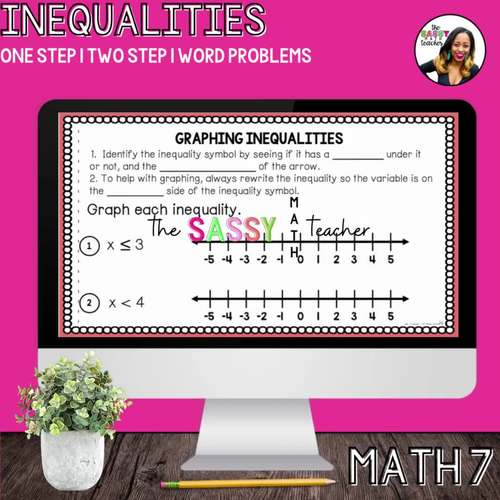 Solving Inequalities - Writing and Graphing Guided Notes and Practice ...