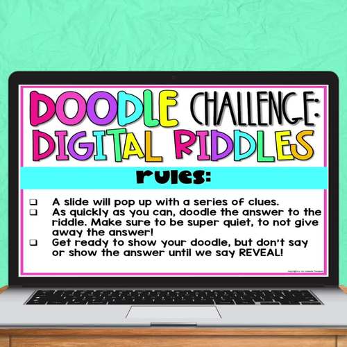 Morning Meeting Digital Games - Riddles - Digital Fun Friday Games