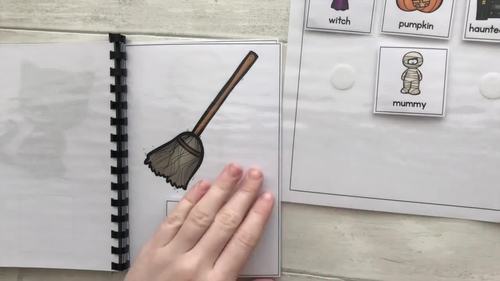 Halloween Adapted Books for Special Education by Teaching Autism