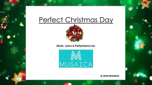 Perfect Christmas Day _ ages 7 - 11 _ Song lyrics videos _ karaoke ...