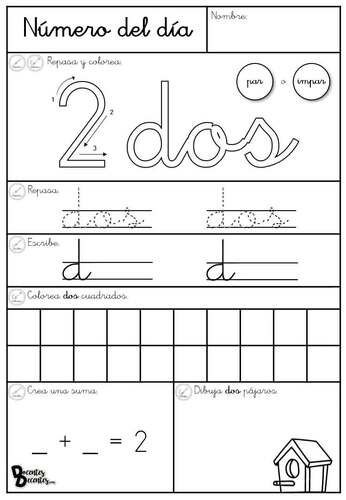 Numbers from 1-20 worksheets pack - Números del 1-20 pack de fichas ...