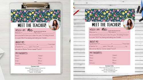 Meet the Teacher Letter Template by Play Therapy Creative | TPT