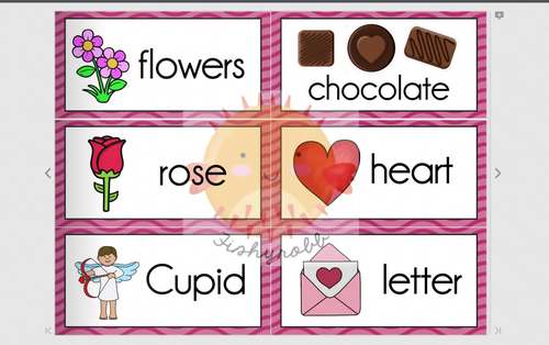 Valentines Day Activities Worksheets Word Wall Candy Graphing Print+Digital