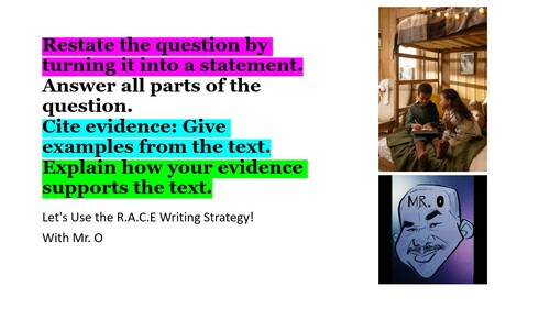 R.A.C.E Writing Technique by Terrence Kamal Oats | TPT
