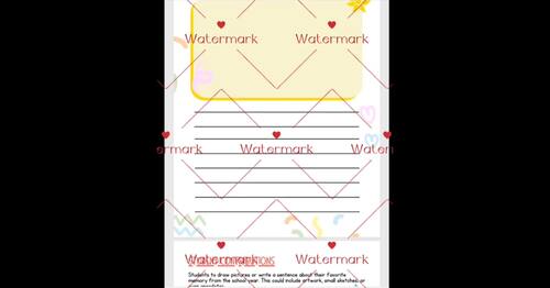 Goodbye Student-Teacher Memory Book Thank you gift Goodbye gift book