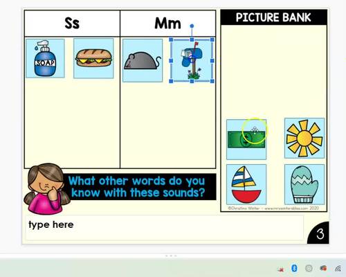 Beginning Sounds Alphabet Sort - Google Slides Seesaw & worksheets