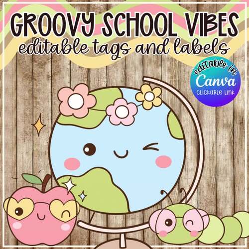Groovy School | OVER 1000 EDITABLE tags and labels for classroom ...
