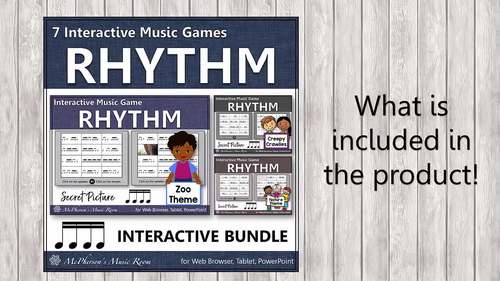 Rhythm Interactive Sixteenth Note Music Games {Reveal Secret Picture ...