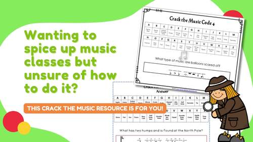 Music Theory Worksheets - Crack the Music Code Puzzles | TPT