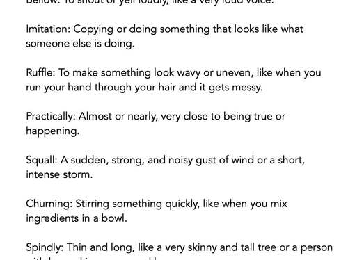 I Survived the American Revolution, 1776 VOCABULARY LIST by Curt's Journey