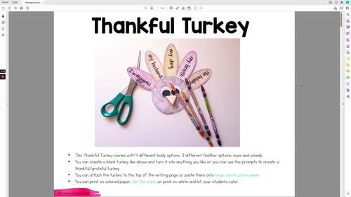 Thanksgiving Turkey Projects for Kindergarten and First Grade | TPT