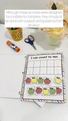 Toddler Busy Book - Academic Activities for 2 Year Olds | TPT