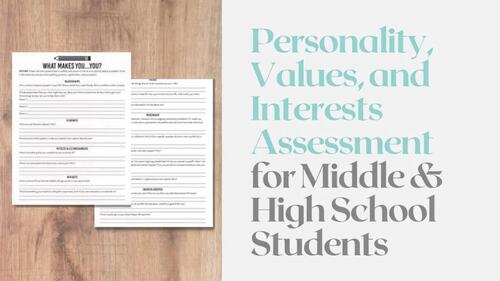 Personality, Values, and Interests Assessment for Career Exploration