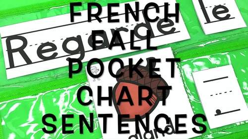 Phrases fantastiques - L'automne (FRENCH Fall Pocket Chart Sentences)