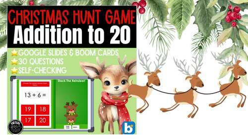Christmas Addition to 20 Digital Game in Google Slides & BOOM Cards 1st ...