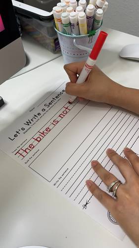 Let's Write a CVCE Sentence: Trace, Build, & Write a Sneaky E Sentence ...