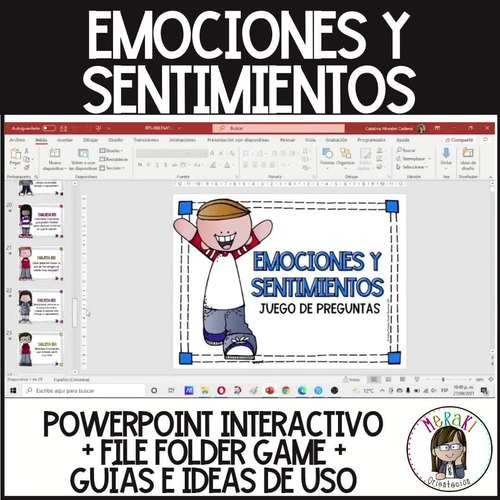 EMOCIONES Y SENTIMIENTOS: Minilección interactiva. 1-5. (PPT+imprimibles)
