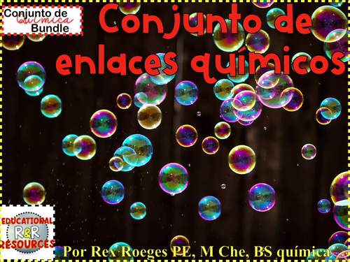 Enlaces químicos conjunto in Spanish Growing Bundle | TPT