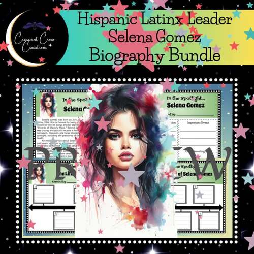 Hispanic Latinx Leader Selena Gomez Hispanic Heritage Month Biography ...