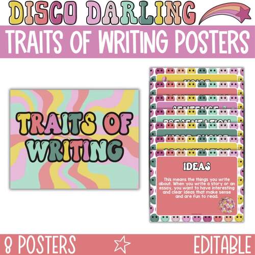 The Traits of Writing Posters, 6+1 Writing Traits, Disco Western ...