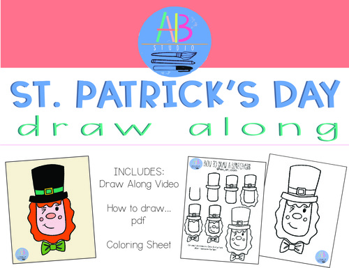 ST. PATRICK'S DAY DRAW ALONG by The Art Barn Studio by Brannan Lawson