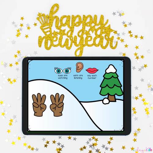 January Math Warm-Up | Kindergarten Digital Math Warm-Ups | Google Slides