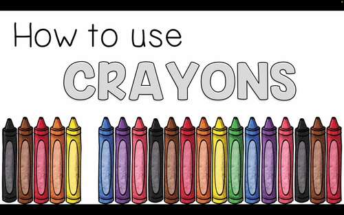 HOW TO USE CRAYONS | Animated Teaching Powerpoint Included by Virtually ...
