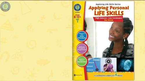 Applying Personal Life Skills Big Book Gr. 6-12+ by Classroom Complete ...